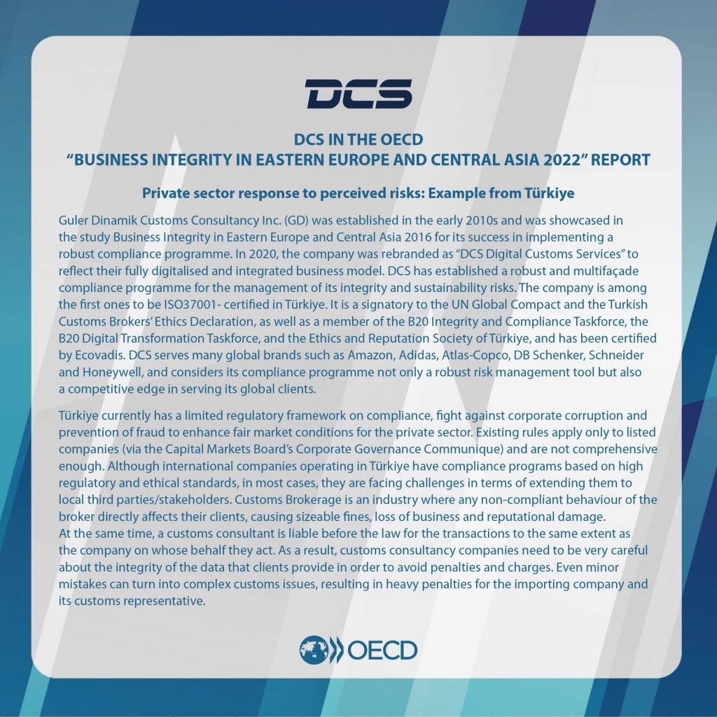 OECD-2022 Report – Digital Customs Services